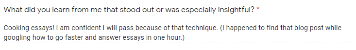 Have you seen someone talk about “cooking” their essays? This is what ...